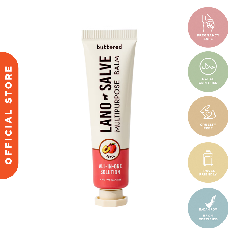 MSBB - Buttered Lanosalve Multipurpose Balm Peach 10g - Peach - My Skin ...