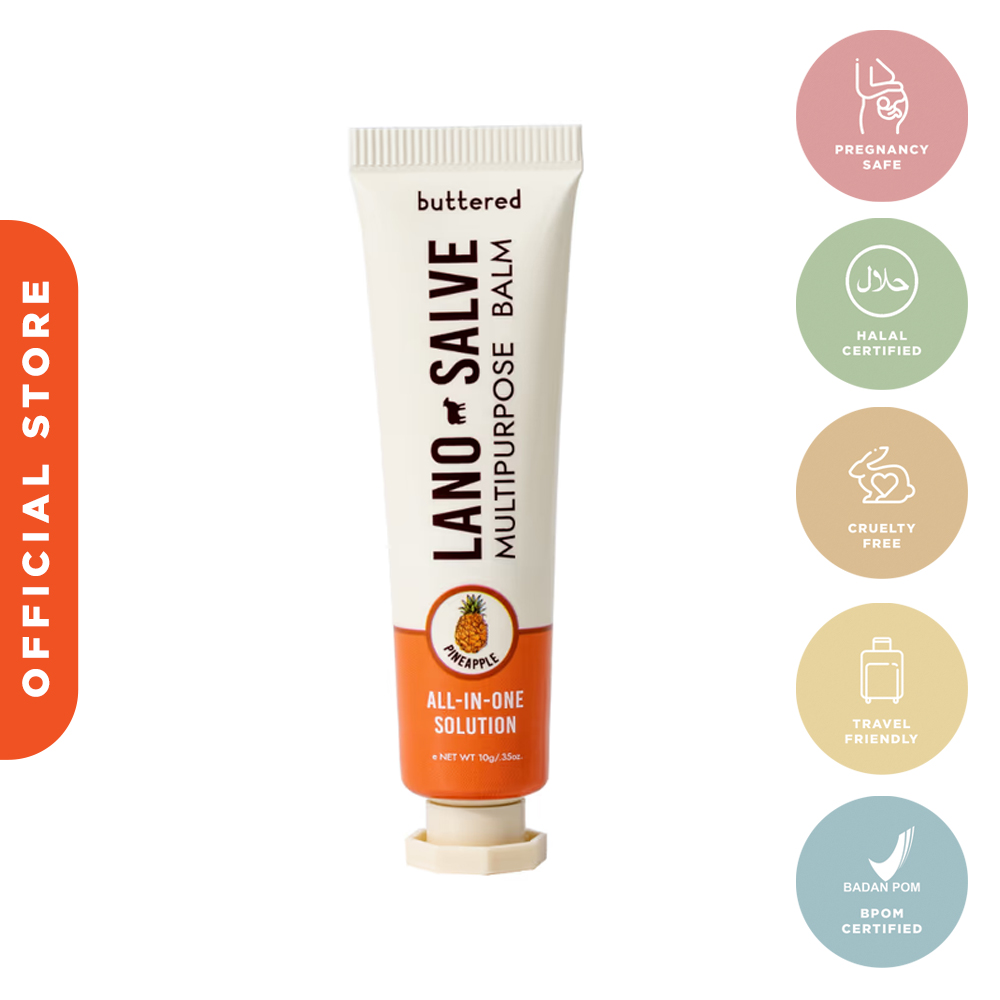 MSBB - Buttered Lanosalve Multipurpose Balm 10g - Pineapple - My Skin ...