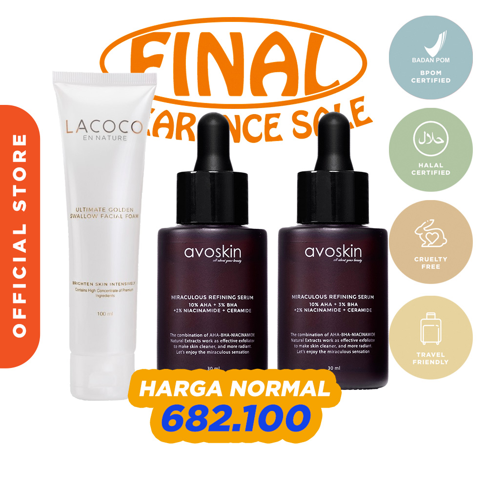 MSBB - [SPECIAL BUNDLE AVOSKIN] Twinpack Avoskin Miraculous Refining ...