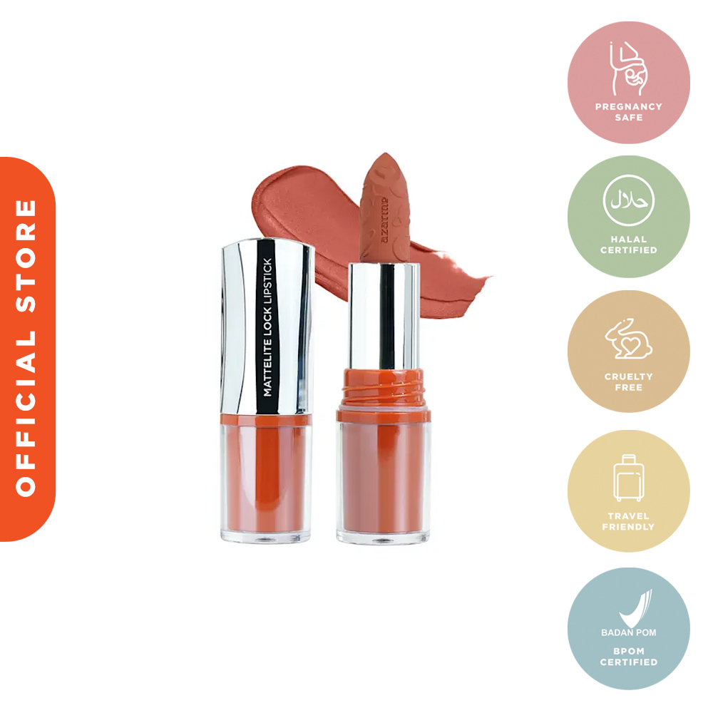 MSBB - Azarine Mattelite Lock Lipstick 4gr - 10 Cosmara - My Skin But ...